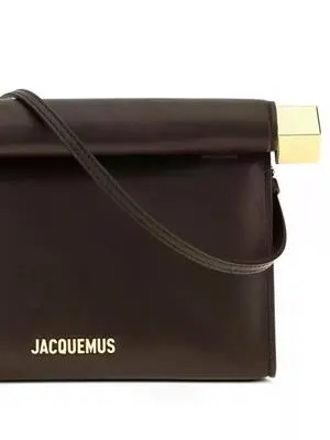 Jacquemus Rond Carré Leather Clutch Bag