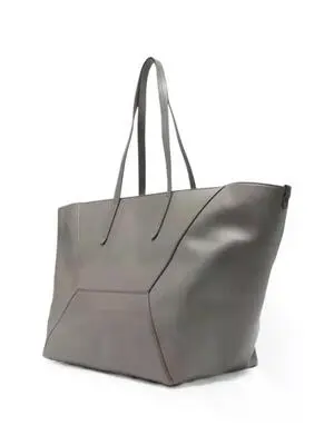 Brunello Cucinelli Leather Shoulder Bag - Grey