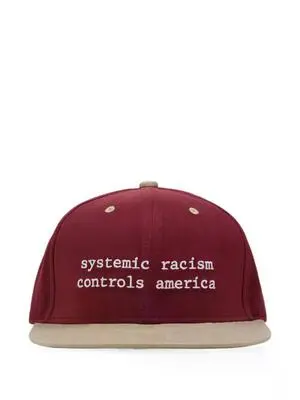 DENIM TEARS Denim Tears X Arthur Jafa Embroidered Trucker Hat Red