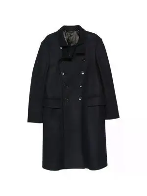 TOM FORD Double-breasted Buttoned Coat - Blue