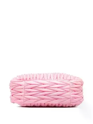 Miu Miu Medium Matelassé Tessuto Wander Hobo Bag