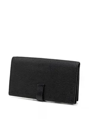Hermès 2012 Chevre Mysore Bearn Soufflet Wallet Long Wallets