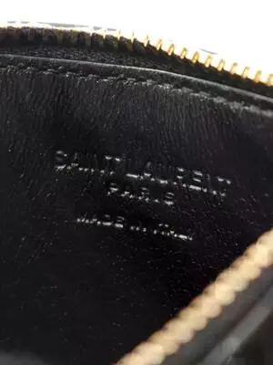 Saint Laurent 2020s Fragment Zip Pouch Coin Purse