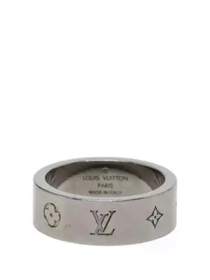 LOUIS VUITTON 2021 Brass Instinct Ring M Costume Ring - Silver