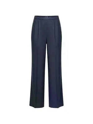 Black Label Wide Leg Trousers - Blue