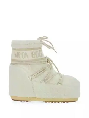 Moon Boot Icon Low Shearling-effect Boots - Neutrals