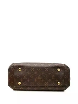 LOUIS VUITTON Monogram Montaigne Mm Satchel - Brown