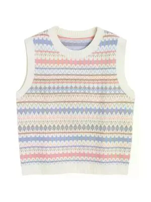 Chinti & Parker Fair Isle Knit Sweater Vest