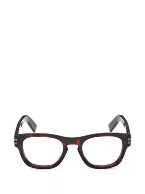 Zegna Square-frame Glasses - Brown