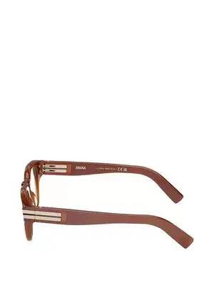 Zegna Round-frame Glasses