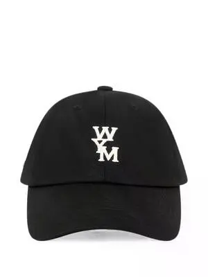 WOOYOUNGMI Logo Embroidered Cotton Cap - Black