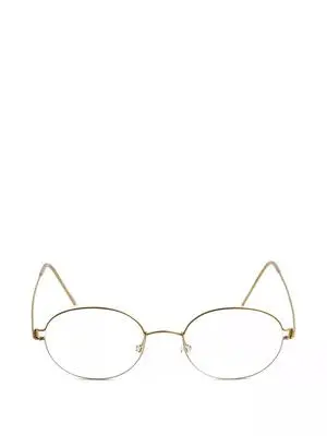 LINDBERG Stefano Round-frame Glasses - Gold
