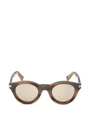 Zegna Round-frame Sunglasses - Brown