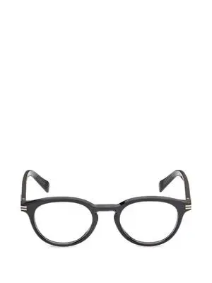 Zegna Round-frame Glasses - Black