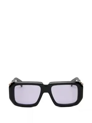 Balmain Anthem-ii Rectangle Sunglasses - Black