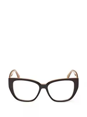 Max Mara Cat-eye Frame Glasses - Brown