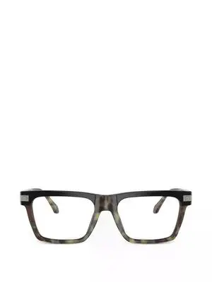 Versace Square-frame Glasses - Brown