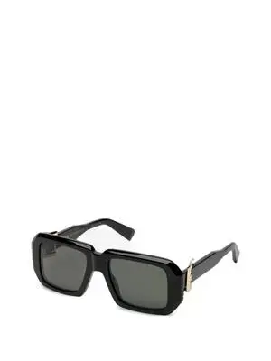 Balmain Anthem-ii Rectangular Acetate Sunglasses