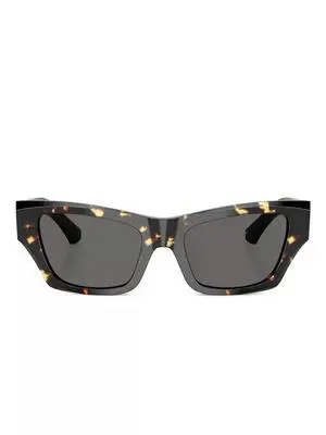 Burberry Be4441u Tortoiseshell Geometric Sunglasses - Brown