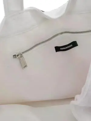Dsquared2 Logo Embossed Cotton Terry Tote Bag