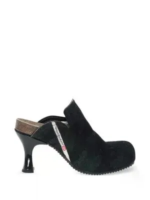 DIESEL® D-woodstock Denim Clogs - Black