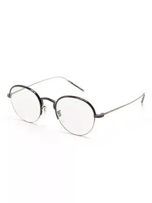 Oliver Spencer Tk-6 Round-frame Glasses