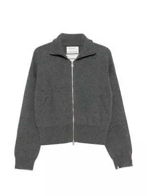 Extreme Cashmere Zip-up Knitted Sweater - Grey