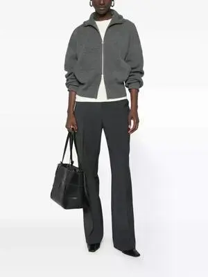 Extreme Cashmere Zip-up Knitted Sweater
