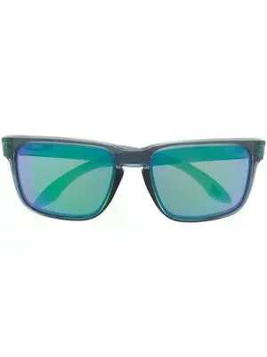 Oakley Wayfarer Frame Mirrored Sunglasses - Blue
