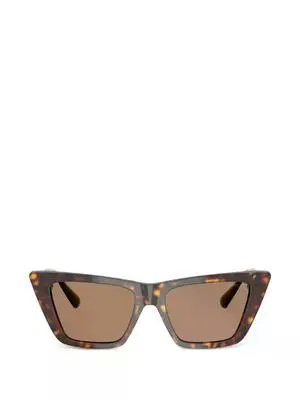 JIMMY CHOO Cat-eye Tortoiseshell-effect Sunglasses - Brown