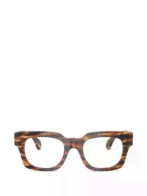 ALAIN MIKLI Square-frame Glasses - Brown