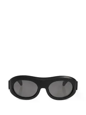 Moncler Oval-frame Sunglasses - Black