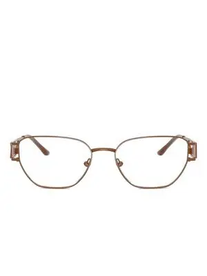 Michael Kors Logo-plaque Glasses - Brown