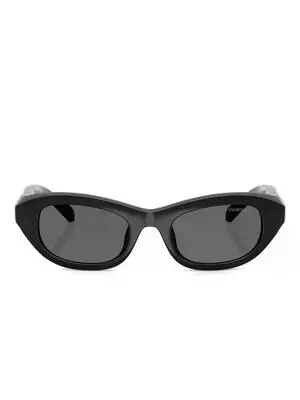 SWAROVSKI Crystal-embellished Cat-eye Sunglasses - Black