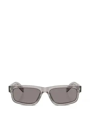 Prada Rectangle-frame Sunglasses - Grey