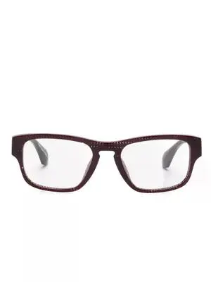 ALAIN MIKLI Wayfarer-lenses Glasses - Red