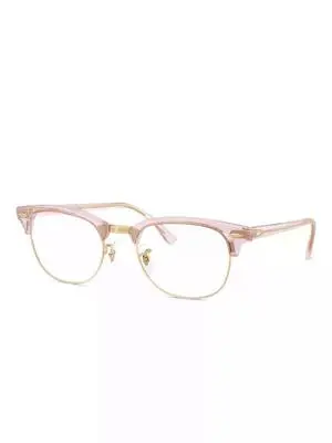 Ray-ban Photo Waves Clubmaster Half-frame Glasses