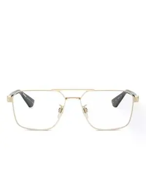 Burberry Rectangle Glasses - Gold
