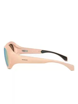 Moncler Futuro Oval-frame Sunglasses