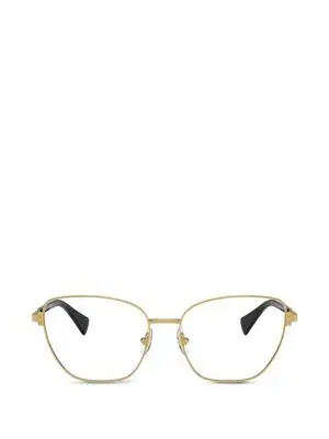 RALPH EYEWEAR Cat Eye Frame Eyeglasses - Gold