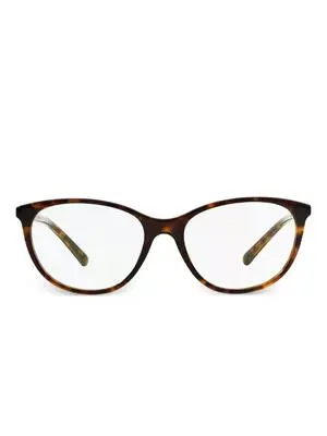 Burberry Havana Oval-frame Glasses - Brown