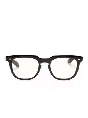Oliver Spencer Afton Square-frame Glasses - Brown