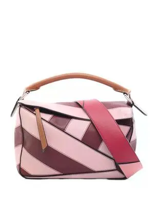 Loewe 2010s Small Puzzle Shoulder Bag - Pink