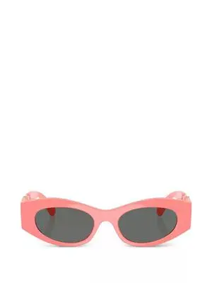 Versace Medusa Head-embossed Sunglasses - Pink