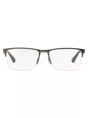 Ray-ban Rectangle-frame Glasses - Metallic