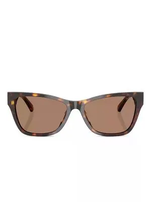JIMMY CHOO Tortoiseshell-effect Cat-eye Sunglasses - Brown