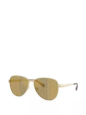 Michael Kors Biarritz Logo-print Pilot-frame Sunglasses