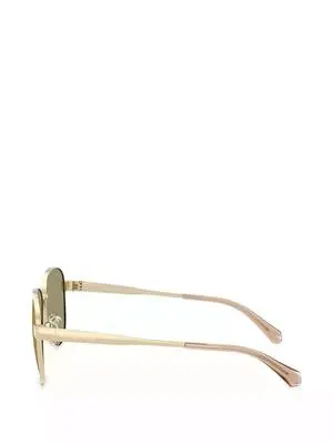 Michael Kors Biarritz Logo-print Pilot-frame Sunglasses