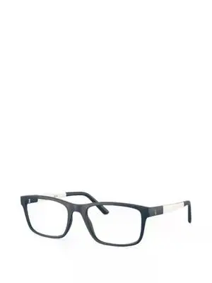 POLO RALPH LAUREN EYEWEAR Rectangle-frame Glasses - Blue