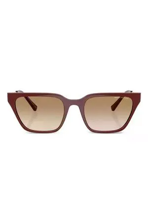 Armani Exchange Square-frame Sunglasses - Red